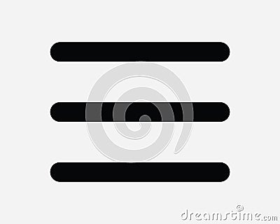 Hamburger Menu Line Three Lines 3 Web Navigation App UX UI UXUI More List Application User Site ...