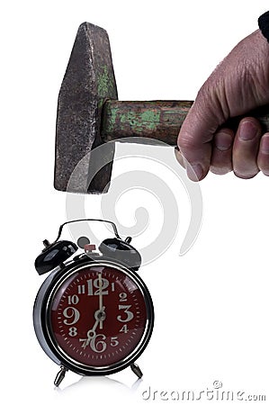 Hammer And Clock Royalty-Free Stock Photo | CartoonDealer.com #23226345