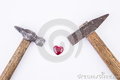 Hammer And The Heart Stock Photo - Image: 51042829