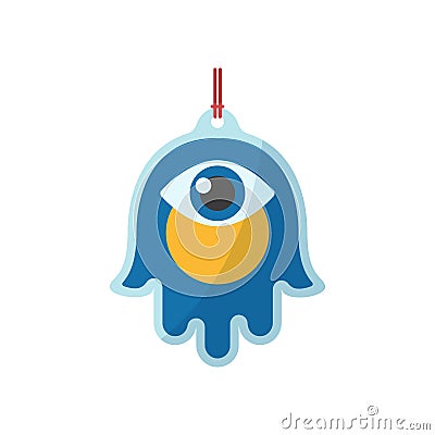 Hamsa Amulet On Rope, Hand Of Fatima Protection Against Evil Eye ...