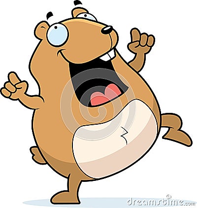 Hamster Dancing Royalty Free Stock Image - Image: 10407606