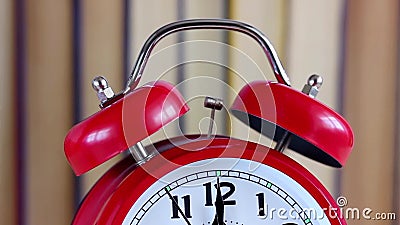 The Hand on the Clock is Approaching Twelve. Midnight, Noon. Stock ...