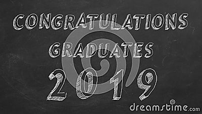 Congratulations Graduates. 2019. Stock Video - Video of handwriting ...
