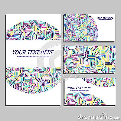 Hand-drawn Cards Vector Illustration | CartoonDealer.com #58179246