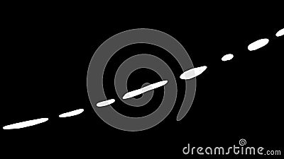 Hand-drawn Transition Frame-by-frame Art. Cartoon Animation. Ink Effect ...