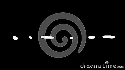 Hand-drawn Transition Frame-by-frame Art. Cartoon Animation. Ink Effect ...