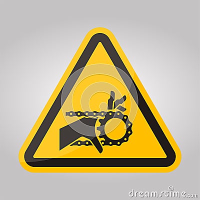 Hand Entanglement Chain Drive Symbol Sign, Vector Illustration, Isolate ...