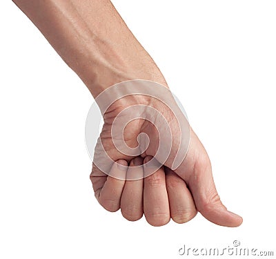 Hand Gesture: Push Royalty Free Stock Image - Image: 16623726