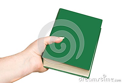 Hand Holding A Book Stock Image - Image: 9055071