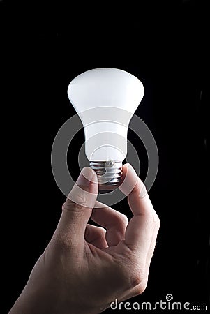 Hand Holding Lamp Royalty Free Stock Photos - Image: 5372048
