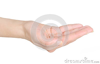 Hand Holding Nothing Royalty-Free Stock Image | CartoonDealer.com #37982146