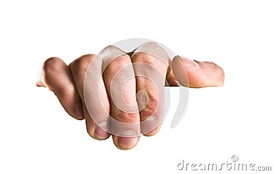 Hand Holding A Sign Stock Photography - Image: 4958952
