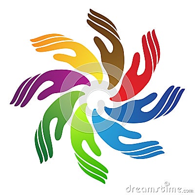 Hand Logo Royalty Free Stock Photo - Image: 24013455