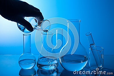 Hand Holding Vial stock photo. Image of flask, experiment - 266786