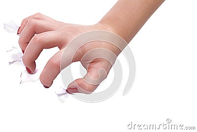 Hand Scratched Paper Stock Images - Image: 6383504