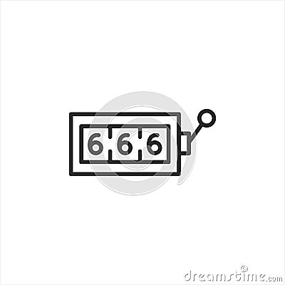 Hand Tally Counter Icon Vector Illustration | CartoonDealer.com #319502875