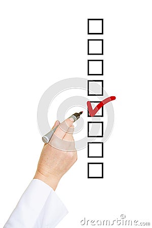 Hand Ticking Checkbox On To-Do List Royalty Free Stock Photography ...