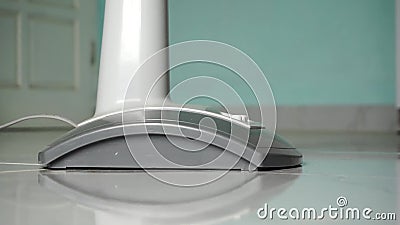 Hand Turning on and Off an Electric Air Fan Stock Footage - Video of ...