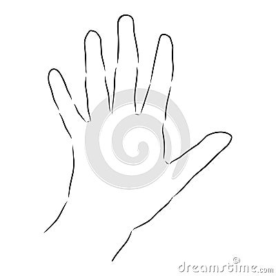 Hand, Vector. Hand Drawn Sketch | CartoonDealer.com #272540110