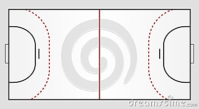 Handball Ground Royalty Free Stock Photography - Image: 14628717