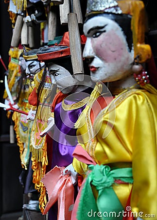 Handcrafted Water Puppets Editorial Image | CartoonDealer.com #30774288