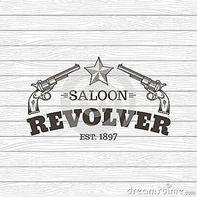 Handgun Logo Stock Vector - Image: 49335794