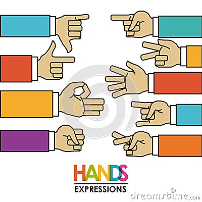Hands Signals Royalty-Free Illustration | CartoonDealer.com #50584341