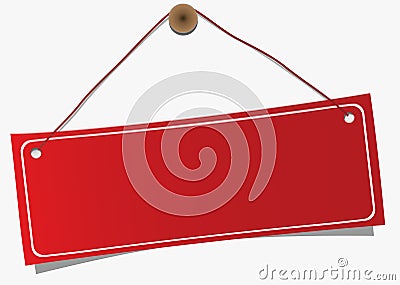 Hanging Label Vector Illustration | CartoonDealer.com #7425822