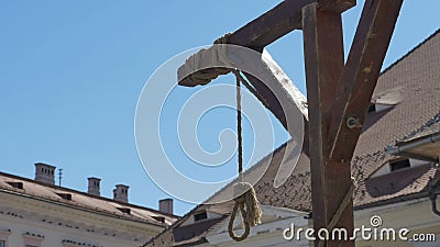 Hanging Noose with Blue Sky Stock Footage - Video of death, hung: 80243794