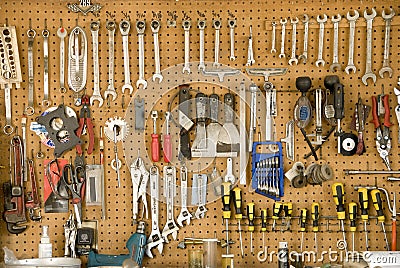 Hanging Tools Royalty Free Stock Images - Image: 8901959