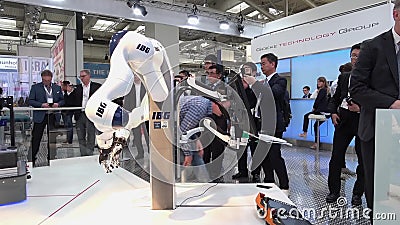 The Robot Itself Quickly Collects a Cube of Rubik. Modern Robotic ...