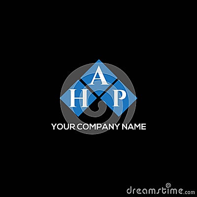 HAP Letter Logo Design On BLACK Background. HAP Creative Initials Letter Logo Concept. HAP ...