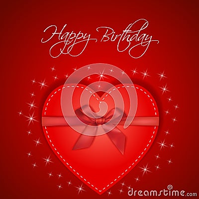 Happy Birthday Red Card Stock Photography - Image: 29774422