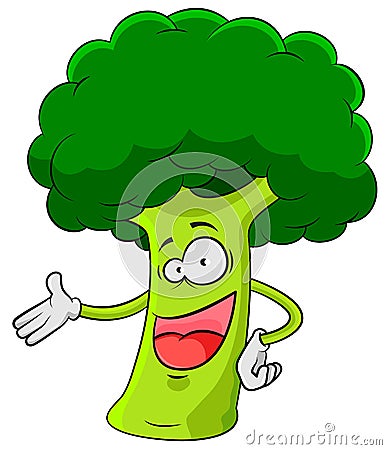 Happy Broccoli Stock Photo - Image: 27904920