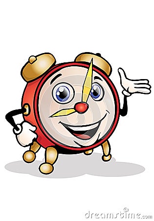 Happy Clock Royalty Free Stock Image - Image: 21554246