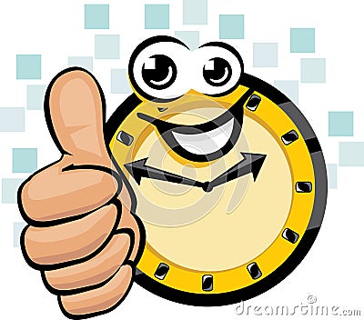 Happy Clock Royalty Free Stock Image - Image: 24361866