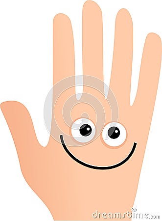 Happy Hand Stock Photo - Image: 8282340