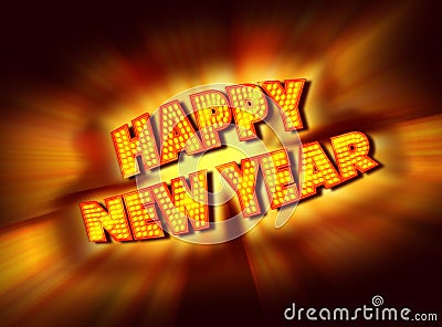 Happy New Year Sign Royalty Free Stock Photo - Image: 1202355