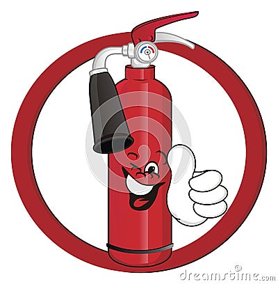 Funny Fire Extinguishers Stock Photo | CartoonDealer.com #178580634