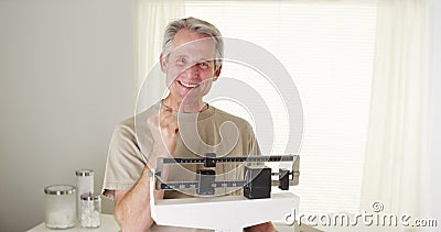 Happy Senior Couple Talking Laughing Together, Secure Old Age ...