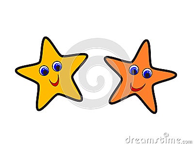 Happy Stars Royalty Free Stock Photos - Image: 3198148