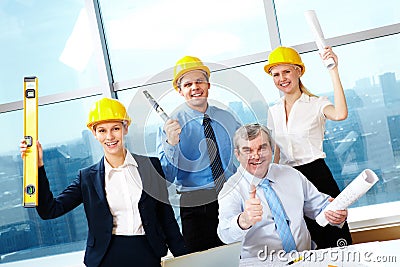 Happy Workers Stock Photos - Image: 13566723