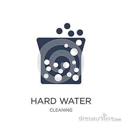 Hard Water Icon. Trendy Flat Vector Hard Water Icon On White Background ...