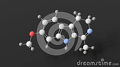 Harmaline Molecule, Molecular Structure, Fluorescent Indole Alkaloid ...