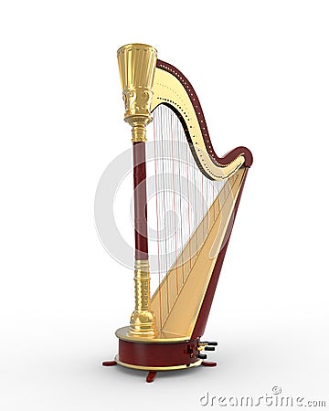 Harpa Do Instrumento Musical Fotos de Stock - Imagem: 29803483