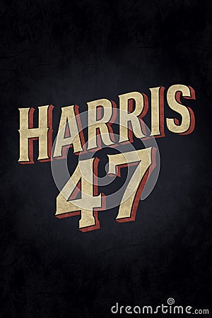 Harris 47 Vintage Calligraphy Royalty-Free Stock Image | CartoonDealer ...
