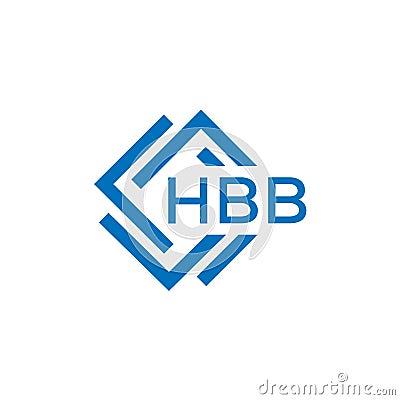 HBB Letter Logo Design On White Background. HBB Creative Circle Letter ...