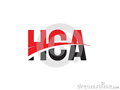 HCA Letter Initial Logo Design Vector Illustration | CartoonDealer.com ...