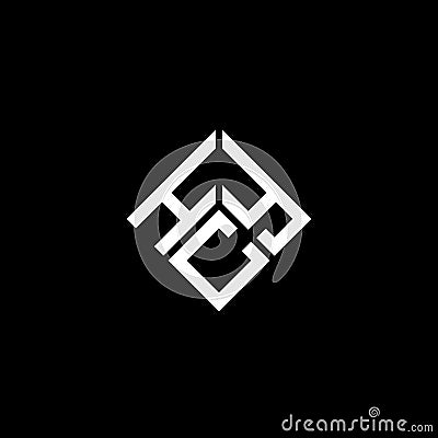HCY Letter Logo Design On Black Background. HCY Creative Initials ...