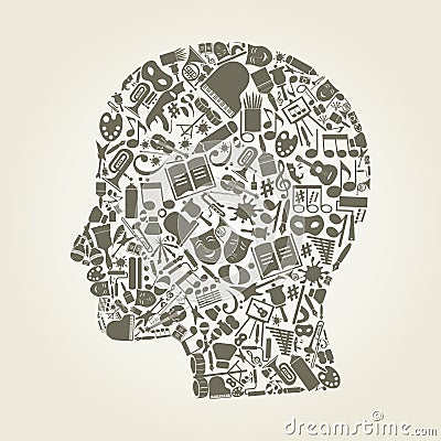 Head Art Stock Images - Image: 26180074